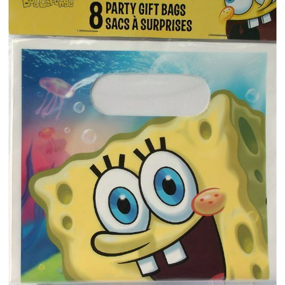 DesignWare SpongeBob Treat Sack, 8-Count - Walmart.com - Walmart.com