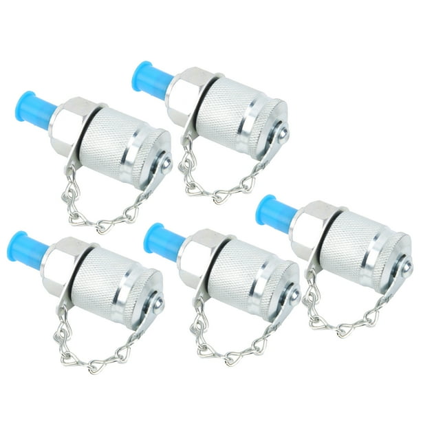 Hydraulic Testing Adapter, 5Pcs Hydraulic Pressure Tester Coupling Kit ...