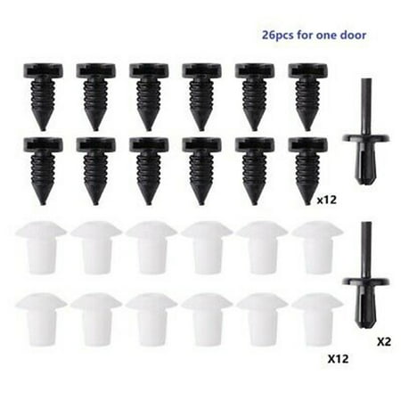 For Land Rover Defender Door Card Trim Clips for 2 doors -52 clips ...