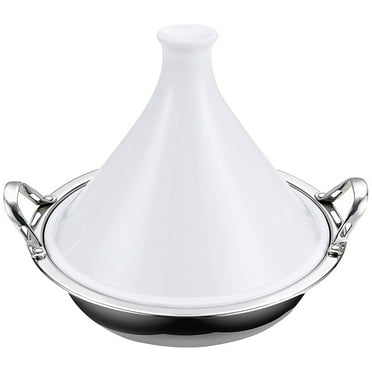 Cooks Standard 4.5 Quart Multi-Ply Clad Stainless Steel Tagine with ...