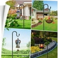 FLY HAWK 4/5 inch Bird Feeder Pole for Outdoor Heavy Duty, 62 inch ...