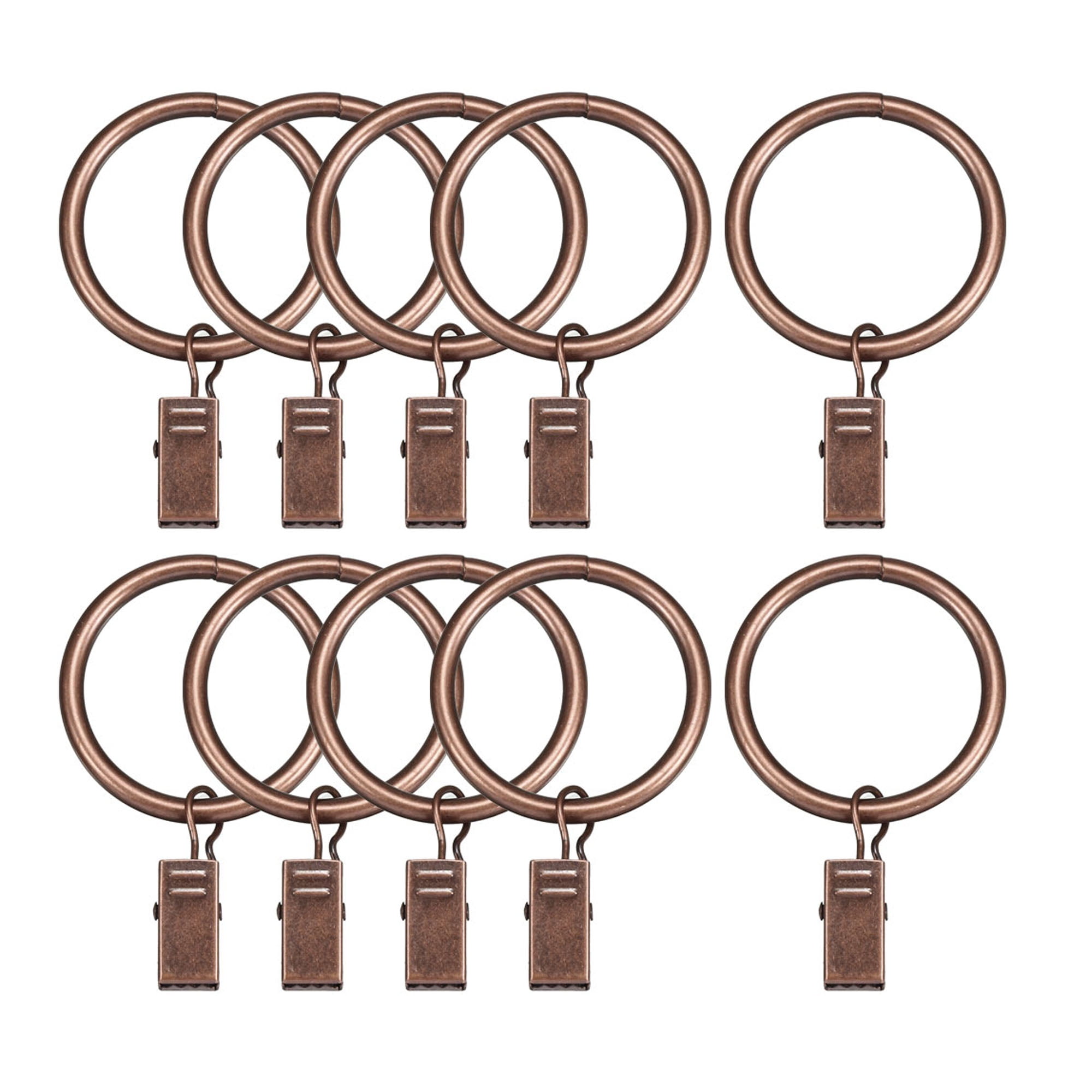 Click here for Unique Bargains Curtain Rings With Clips Strong De... prices