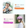 Mountalk Kids Toddler Bicycle Helmet for Infants and Children 1-8 Years Old with Flower Kitten ...