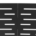 Air Conditioner Fence Cover 48x22 Inch Black Iron Outdoor AC Unit ...