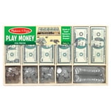 Melissa & Doug Play Money Set - Educational Toy With Paper Bills and ...