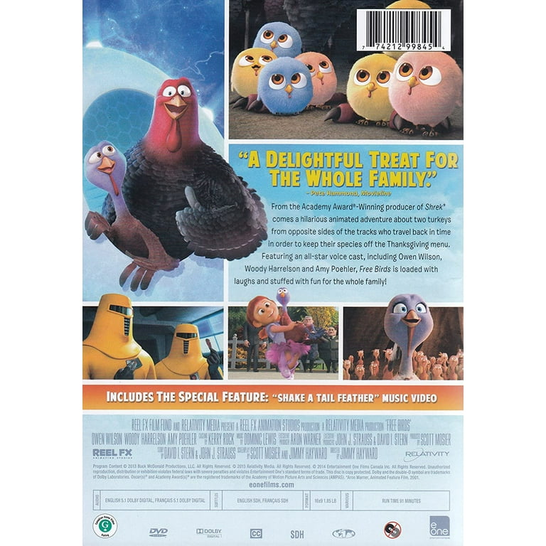 Free Birds Dvd Label