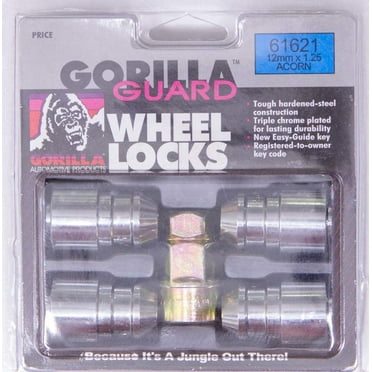Gorilla Automotive 21631SD Small Diameter Wheel Locks (12mm x 1.50 ...