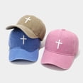 BODOAO Christian Cross Embroidered Baseball Cap for Men and Women ...