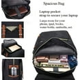 Ronyes Unisex College Bag 15.6’’ School Laptop Backpack Adult Black ...