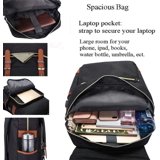 Ronyes Unisex College Bag 15.6’’ School Laptop Backpack Adult Black ...