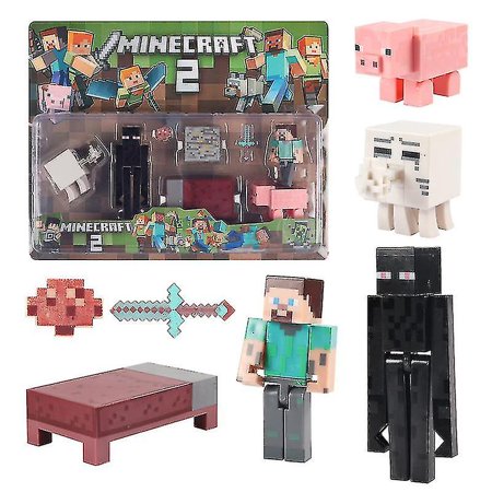 Minecraft Game Peripheral Rechargeable Flashlight Night Light Blue ...