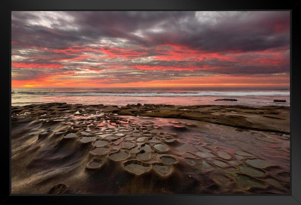 Tide Pools in La Jolla California at Sunset Photo Photograph Art Print ...
