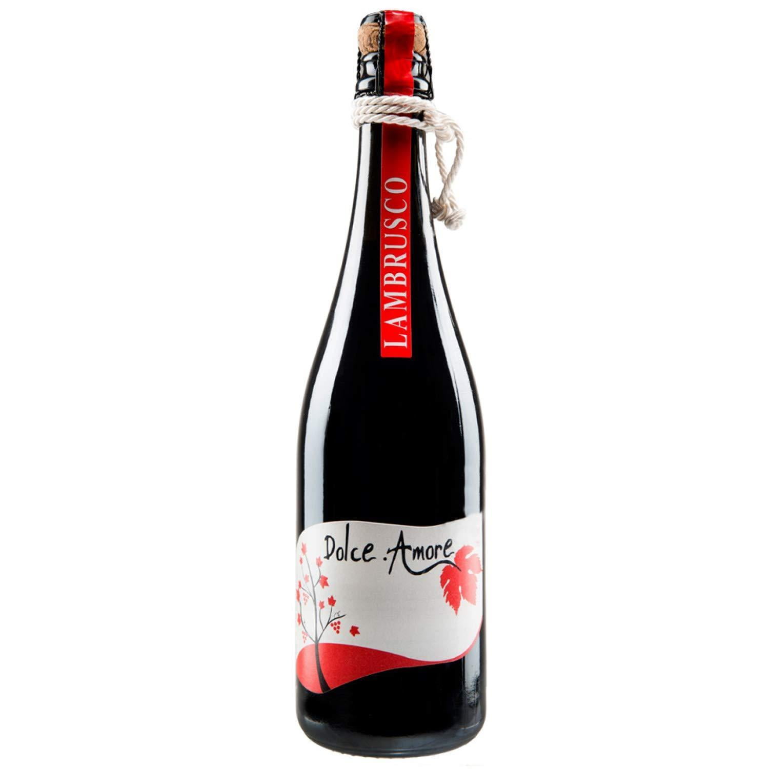 Pack de 4 Vino Tinto Dolce Amore Lambrusco 750 ml | Bodega Aurrera en línea