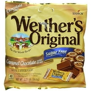 Werthers Original Caramel Chocolate Sugar Free Hard Candies 2.35 oz by ...