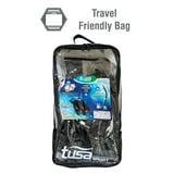 TUSA Sport Adult Platina Hyperdry Mask, Snorkel, & Fin Travel Set ...