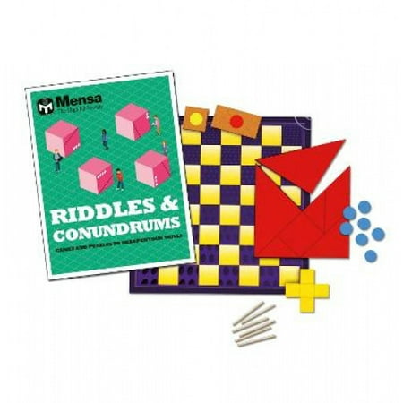 Mensa Riddles & Conundrums Pack: Games and Puzzles to Sharpen Your ...