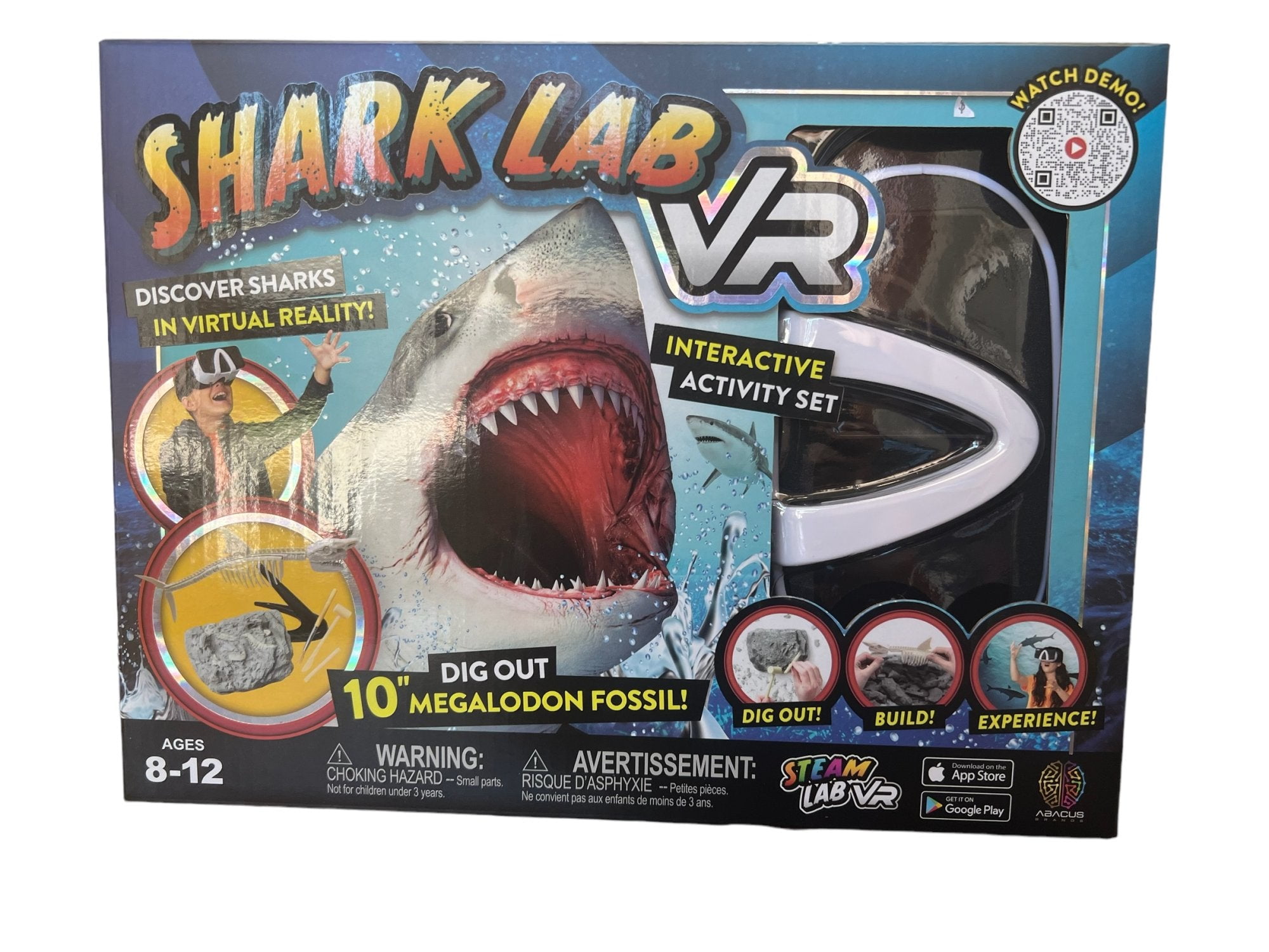 Steam Lab VR Science Kit Discover Sharks Interactive Set - Walmart.com
