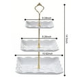 PinkSheep 2Pcs 3 Tier Plastic Cupcake and Pastry Display Stand, Food ...