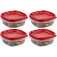 9-Piece Food Storage Container Set with Easy Find Lids, 1.25 Cup Teal ...