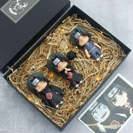 HEFEI,Anime Naruto Action Figure Toy Model Gift Box Uzumaki Naruto ...