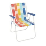 Mainstays Folding Beach Web Chair, Rainbow - Walmart.com