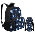 chaqlin Blue Golf Ball Print Boys Backpacks 3pcs/set School Bag ...