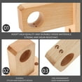 Yongwei Wood End Bracket Curtain Rod Holder Closet Support 3cm ...