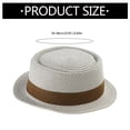 Beach Travel Straw Hat Portable Handmade Hat Unisex Adjustable Hat Hair ...