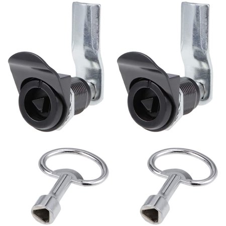 Set of 3 Cylinder Lock Triangular Cam Lock Lengthened Lock Body Central ...