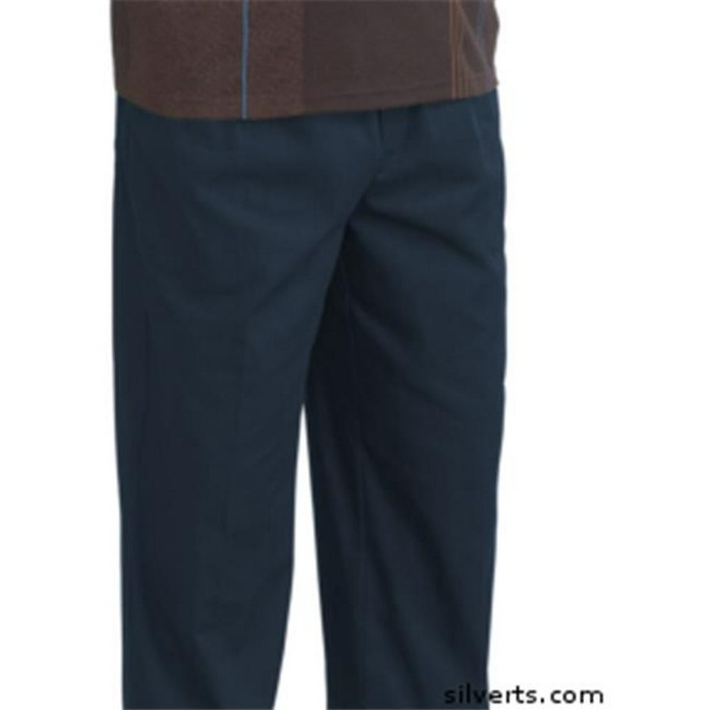 Silvert's - Silverts 507900104 Mens Elastic Waist Pull On Pant Cotton ...