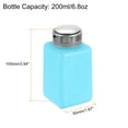 Uxcell Solvent Alcohol Dispenser 200ml(6.8oz) Nail Polish Remover Push ...
