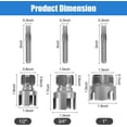 2026 2 count Pipe Thread Tool Internal & External, PVC Pipe Threader ...