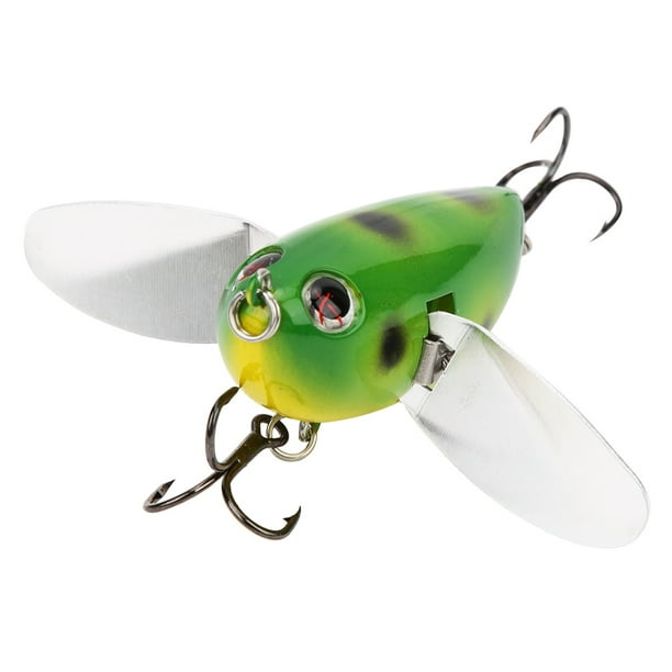 6cm/12.7g ABS Plastic Artificial Fishing Lure Gold Wing Bait Sea Hard ...