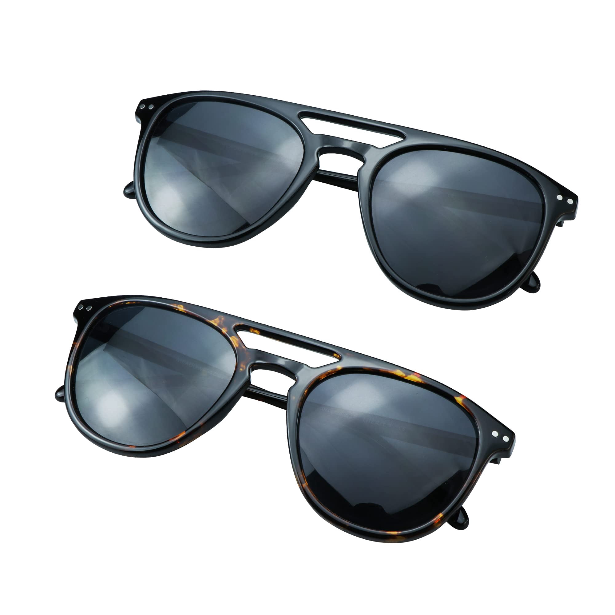 2 Pairs Polarized Sunglasses with UV400 Protection Lens for Women ...
