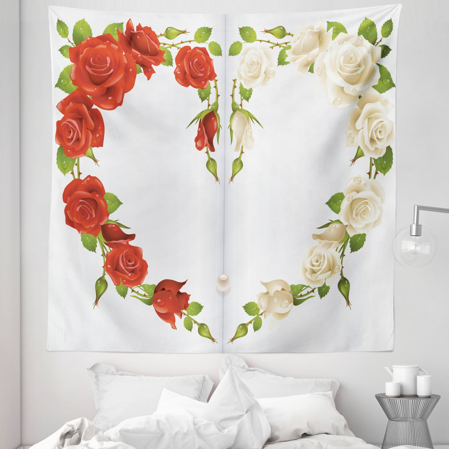 Rose Tapestry, Roses in the Shape of Heart Bouquet Romance Celebration ...