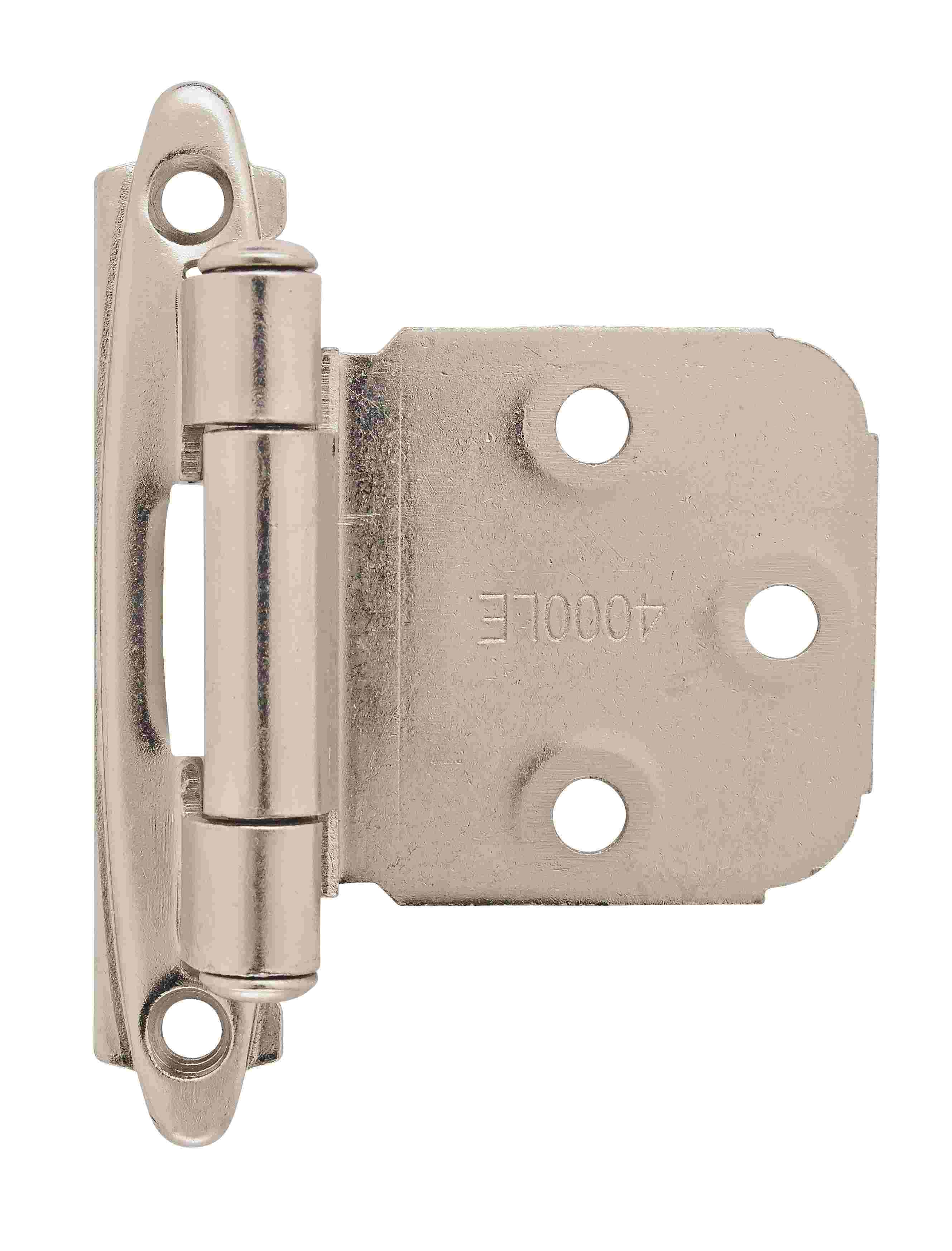 Amerock Variable Overlay Self-Closing, Face Mount Polished Chrome Hinge ...