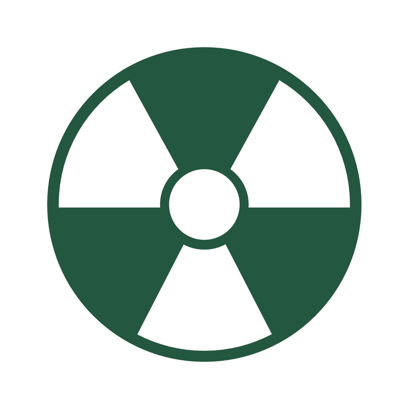 Radioactive Symbol Sticker Decal Die Cut - Self Adhesive Vinyl ...