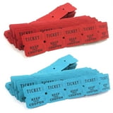 400 Double Stub Raffle Tickets Red/Blue - Keep This Coupon for Carnival ...