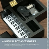 HEATSHAKING Mechanism Music Box Spring Powered Sound 1 Set Silver Color ...