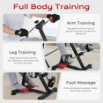 Adjustable Pedal Exerciser Bike for Seniors - Hand Arm Leg and Knee ...