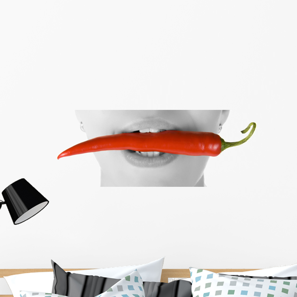 Chili Pepper Wall Mural by Wallmonkeys Peel and Stick Graphic (36 in W ...