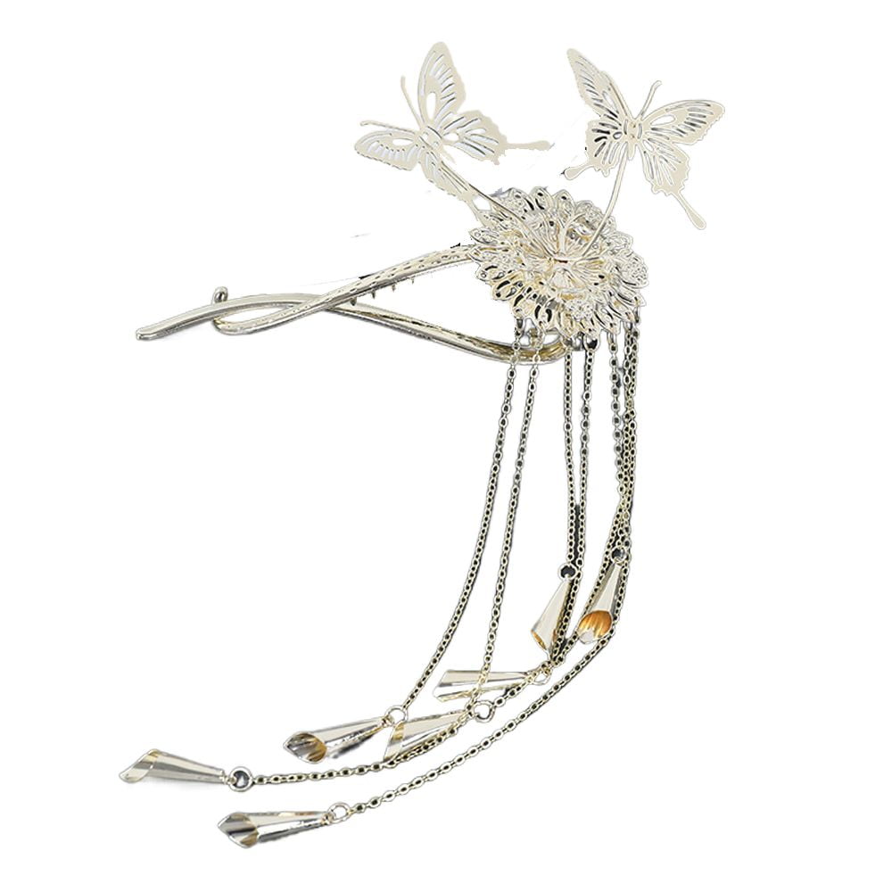Creative Fashion Butterfly Hair Artifact Summer Headgear Wind Chimes ...