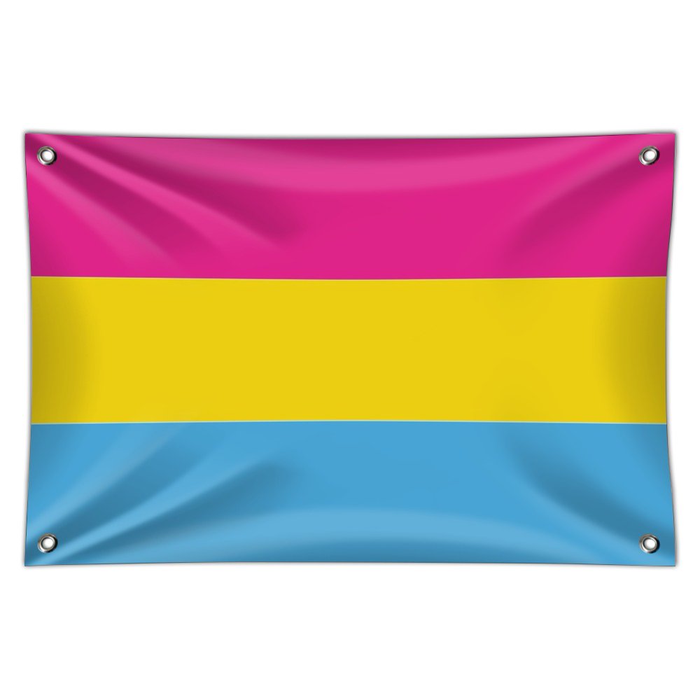 Pansexual Pansexuality Pride Flag Home Business Office Sign - Walmart ...