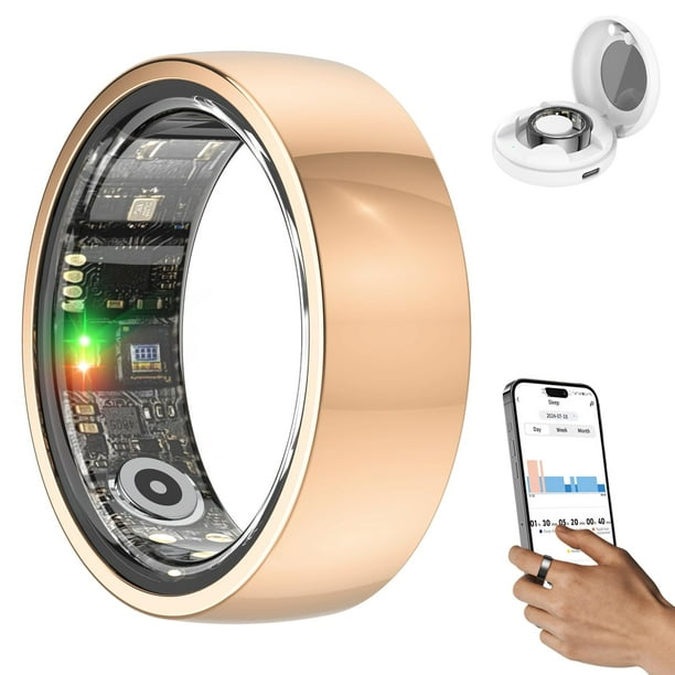 Monitor de salud Smart Ring POYIPI 2025, IP68, resistente al agua | Bodega Aurrera en línea