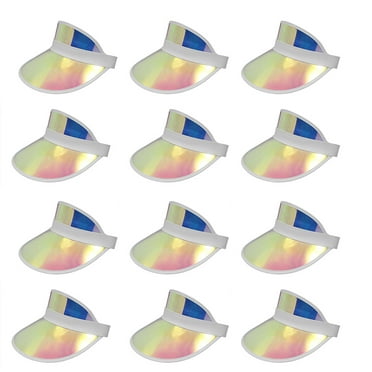 Nicky Bigs Novelties Clear Colored Plastic Sun Visors Hat - Casino ...