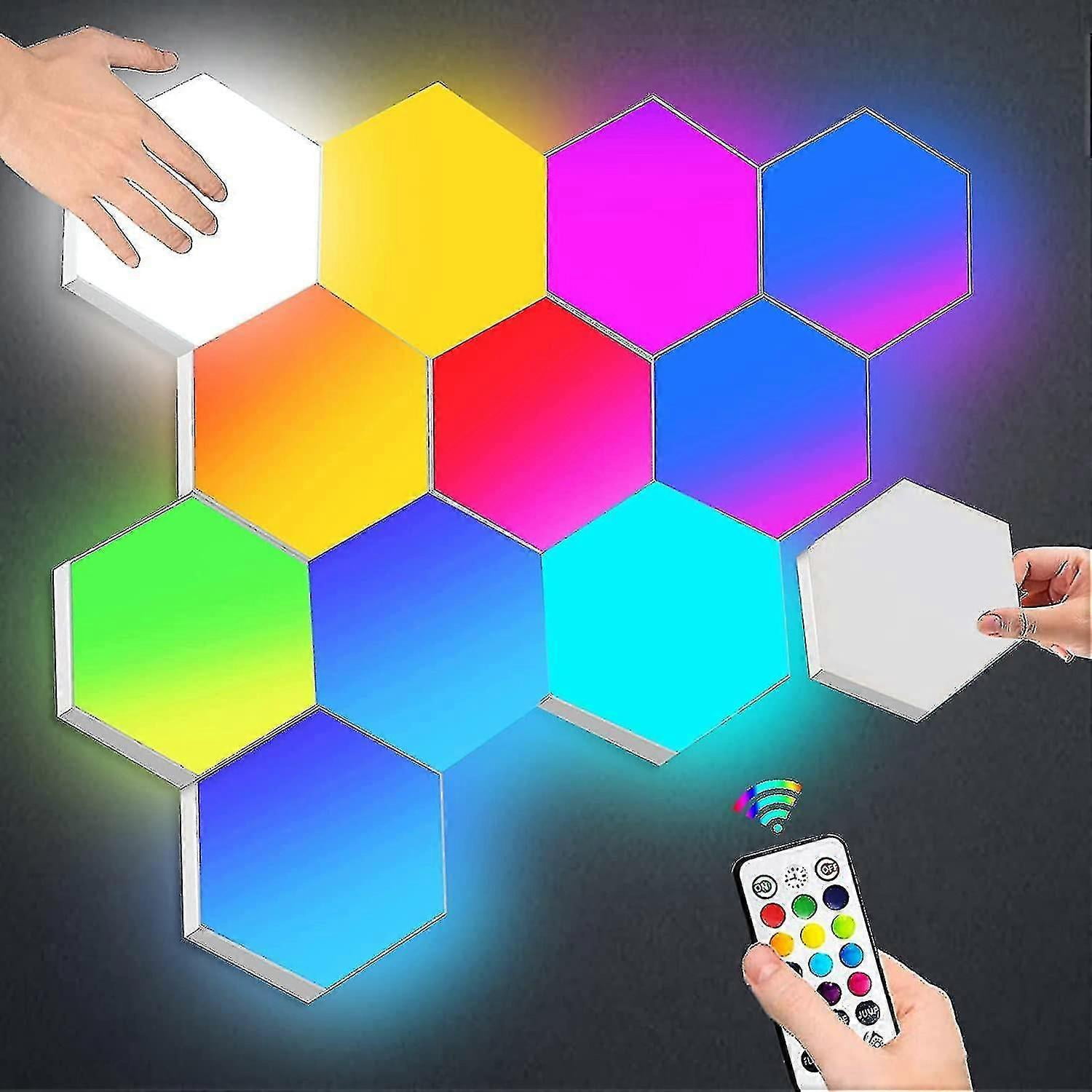 Click here for Chenyihong Hexagon Smart Led Wall Light Panels Wit... prices