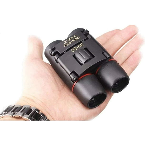 30x60 Compact Mini Binoculars Night Vision Powerful Folding Telescope ...