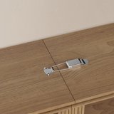 Living Essentials Corp. 72" Halston Narrow 5-Tier Bookshelf Bookshelves ...