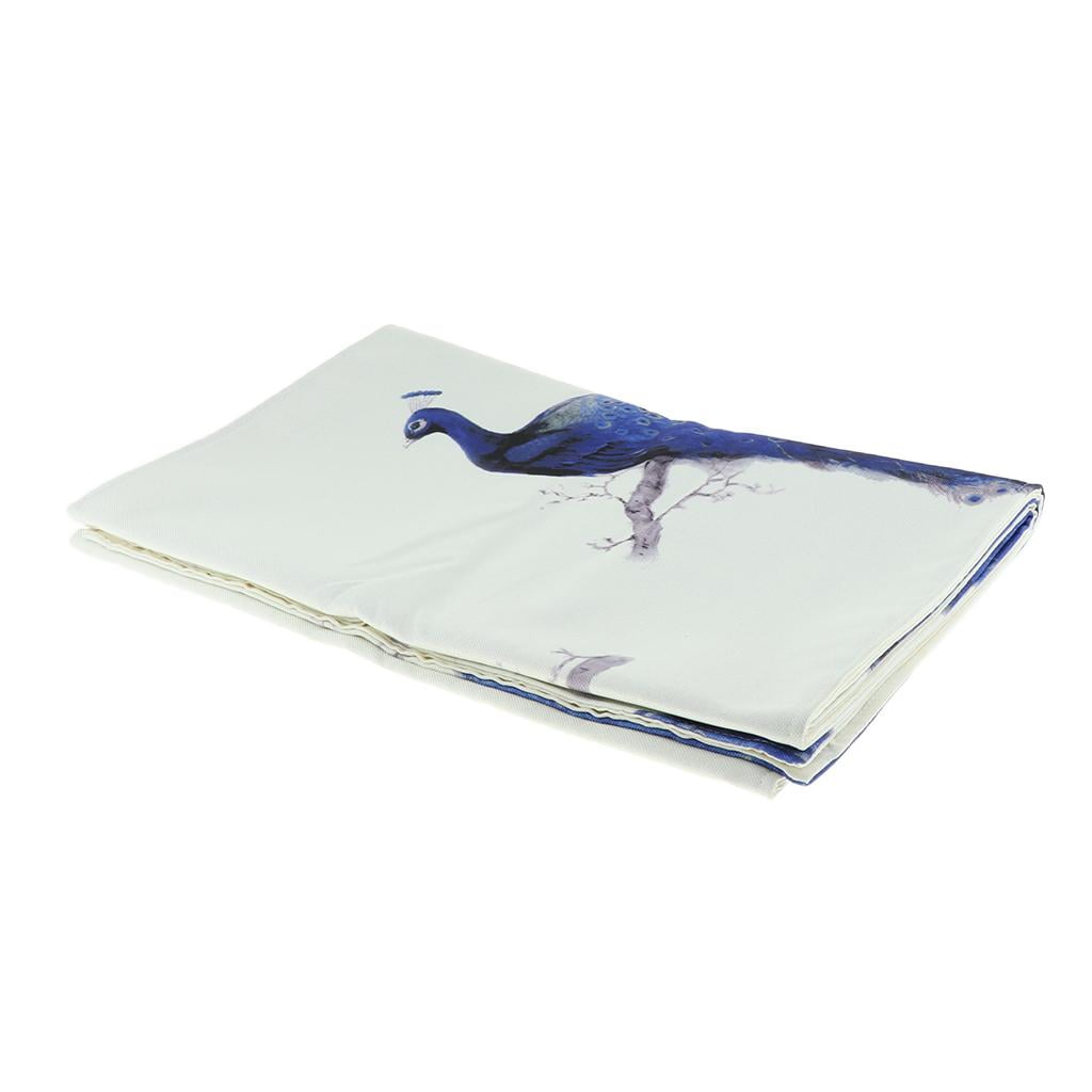 Click here for Rongfmy Peacocks Image Printing Suede Bed Runner S... prices