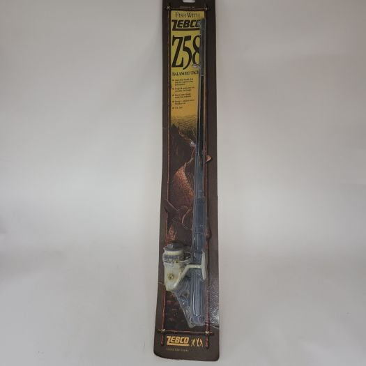 Zebco Z58 Balanced Tackle 5 Ft. Fiberglass 6 Lb. Line Fishing Rod ...